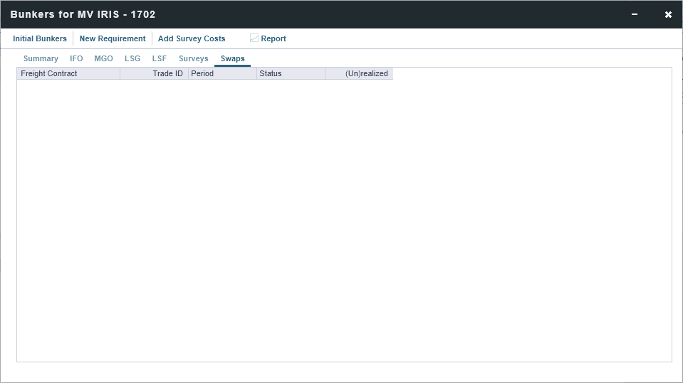 IMOS - Voyage Bunkers